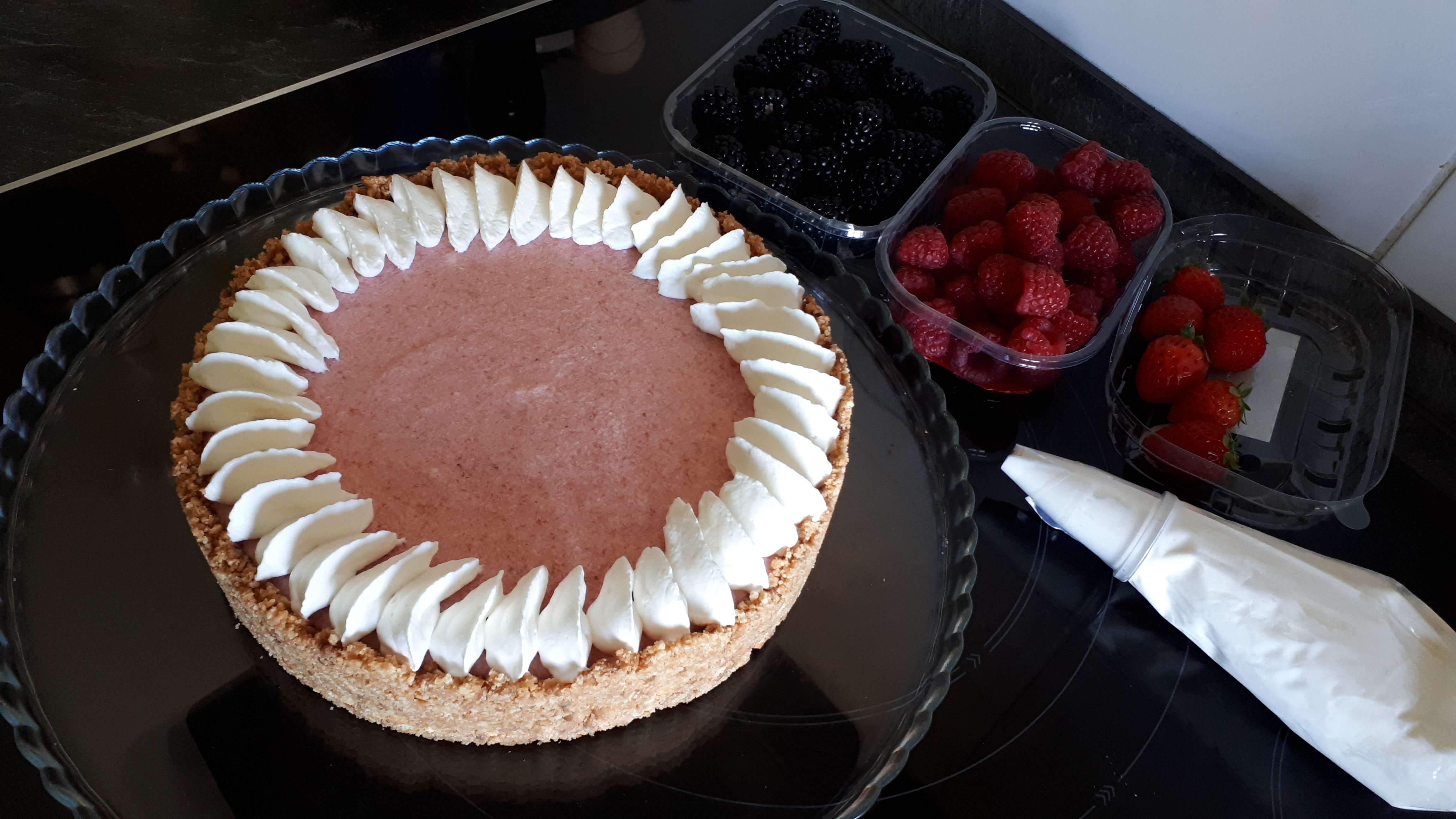 Recette de mon gâteau fruits rouges - Saveurs de Sandrine