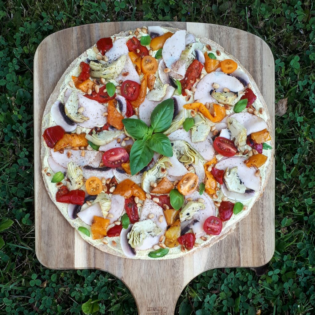 Recette pizza poulet curry - Saveurs de Sandrine