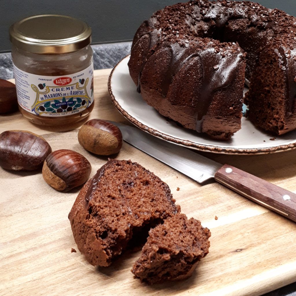 Recette gâteau chocolat crème de marrons - Saveurs de sandrine