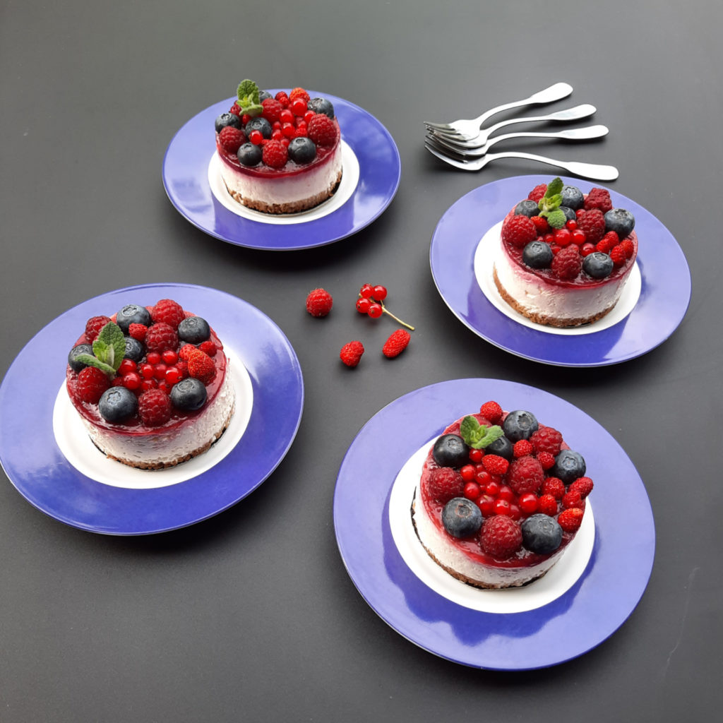 cheesecakes_sans_cuisson_aux_fruits_rouges - SAVEURS DE SANDRINE